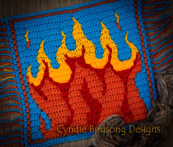 PDF PATTERN Overlay Mosaic Crochet Square Study of | Etsy