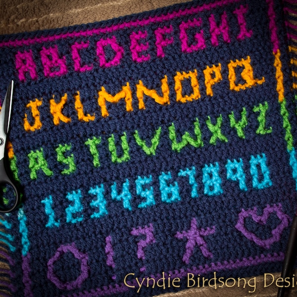 Crochet Alphabet Pattern - Etsy