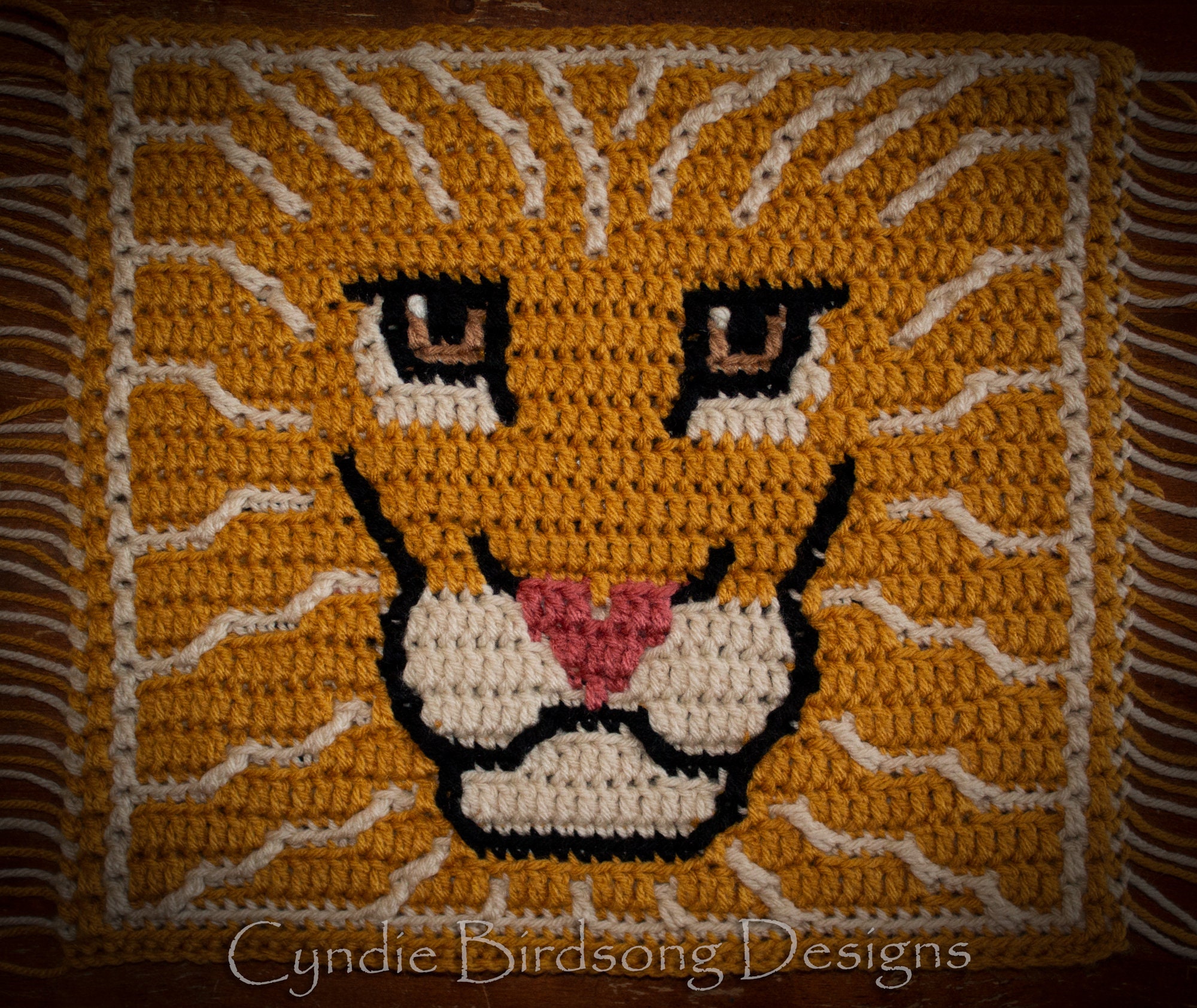PDF PATTERN wild Heart Leo the Lion Mosaic - Etsy