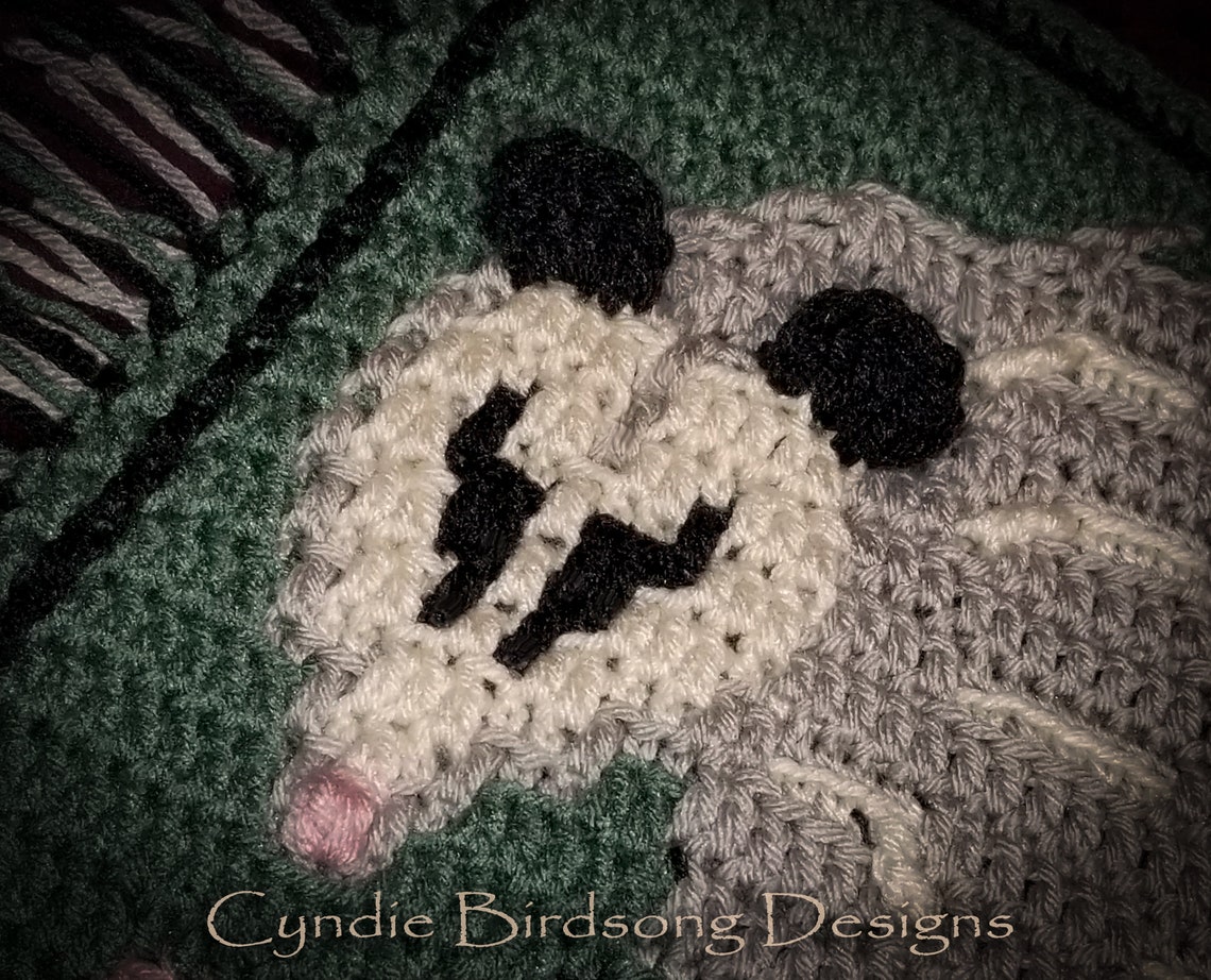 PDF PATTERN - "woodland Series - Pepper the Possum " Mosaic Crochet ...