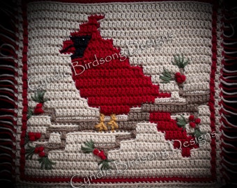 Cardinal Crochet Pattern - Etsy