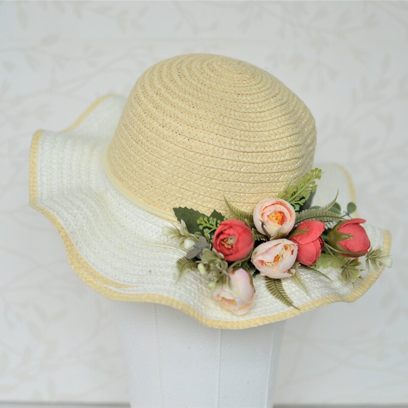 Girls Straw Hat - Etsy