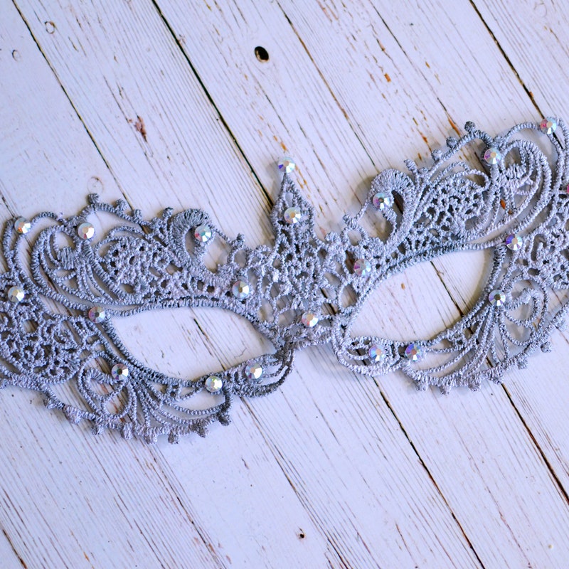 Rhinestone Mask - Etsy