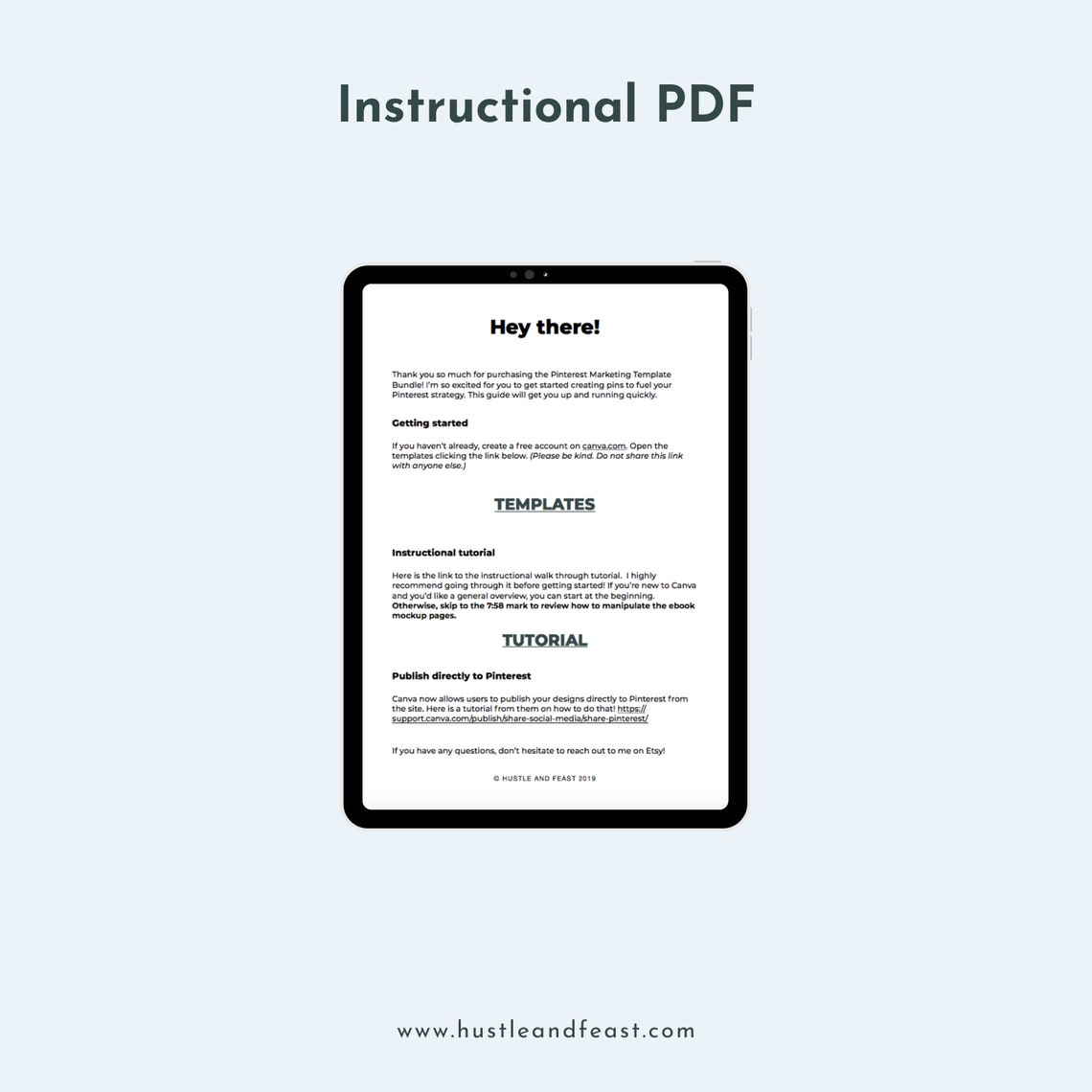 Pinterest Marketing Templates Customizable Canva Pinterest - Etsy