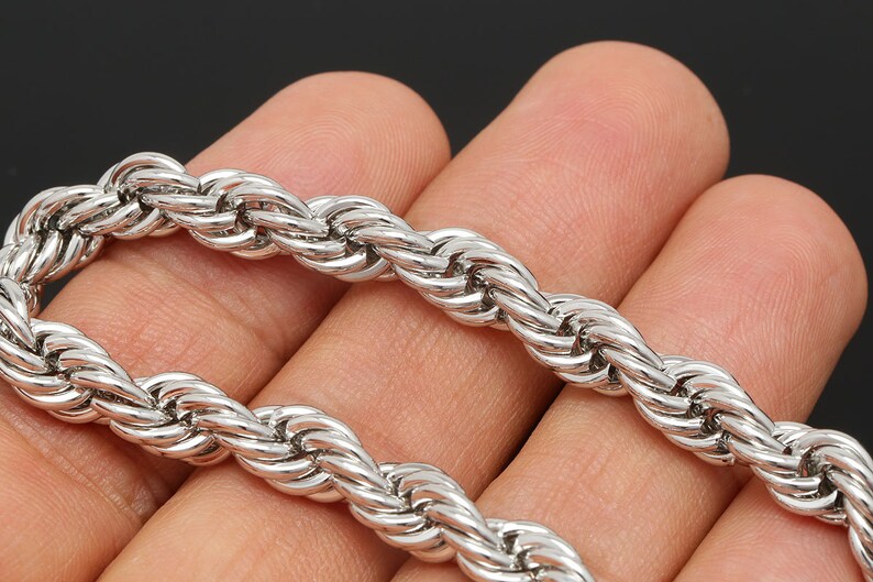 R022-1piece FR 1.4 Rope Chain Necklace-43cmextender 6 Cm - Etsy