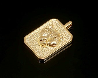 Tiger Medallion - Etsy