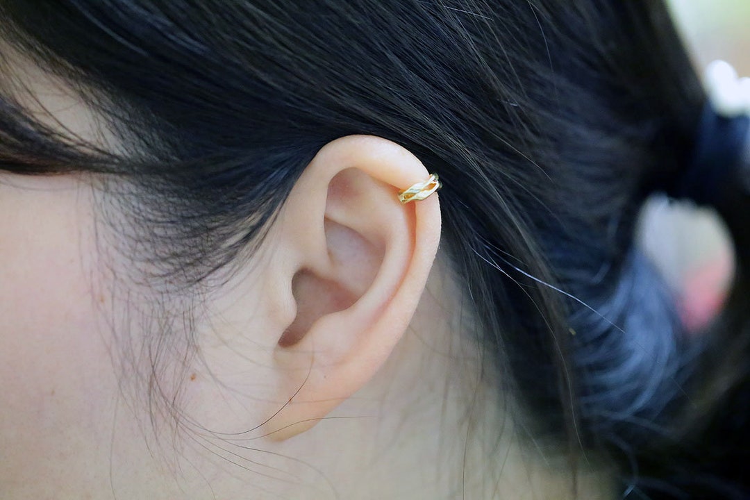H1014-no.1-gold Plated-1 Piece-ear Cuff -nickel Free-non-pierced ...