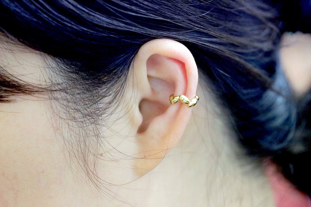 H1014-no.7-gold Plated-1 Piece-ear Cuff -nickel Free-non-pierced ...