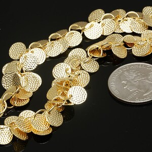 A400-50cm-gold Plated-8mm Multi Coin Handmade Chain-bs-7189 - Etsy