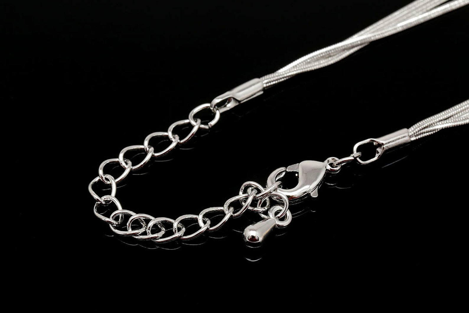 R024-1piece-SN120 Flat Snake Chain-41cmExtender 5 cm Ternary | Etsy