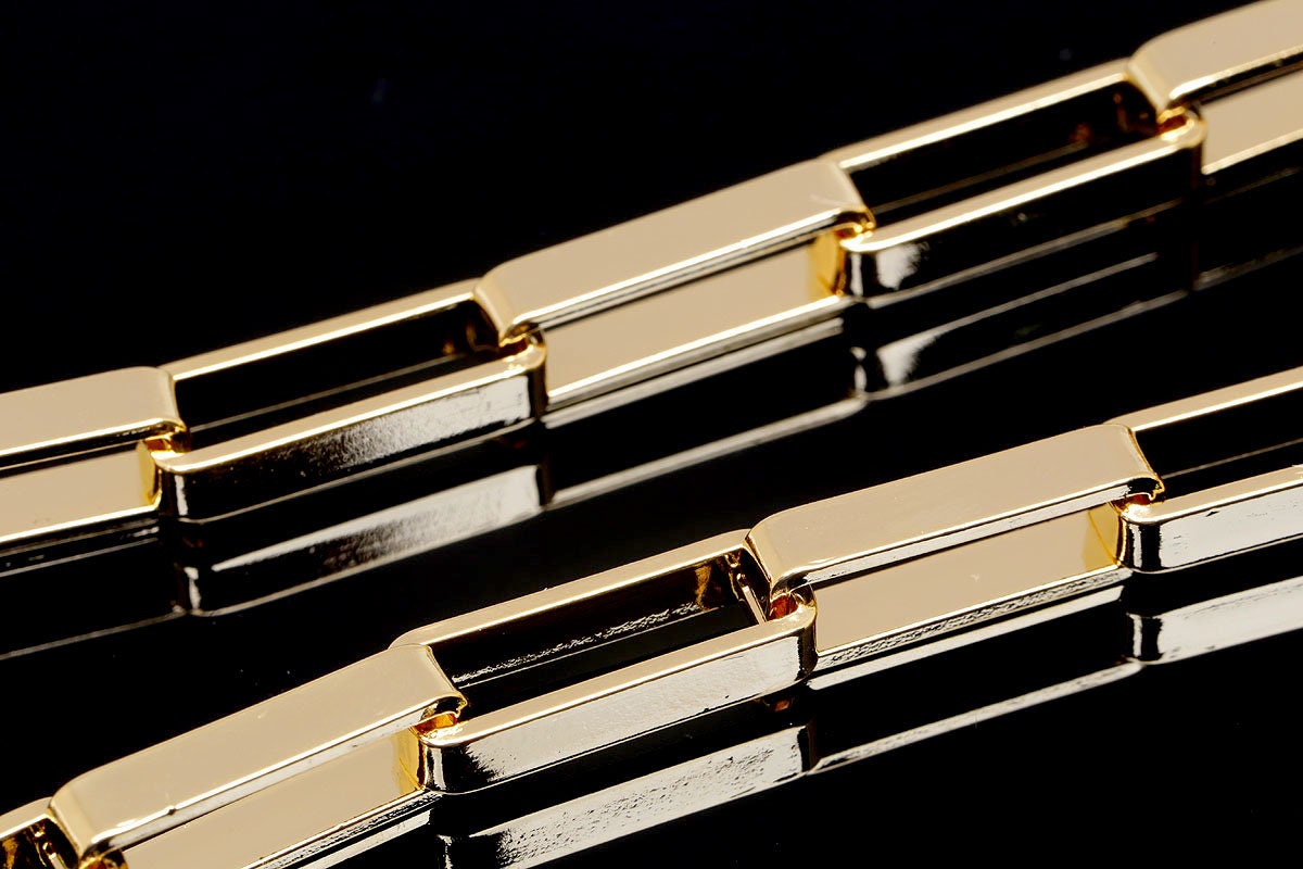 A536-4.0 Box Chain-1m-gold Plated-6.519.5mm Handmade | Etsy