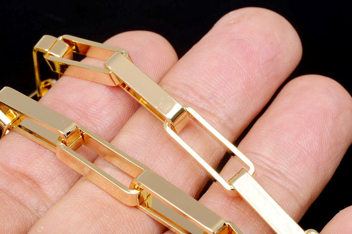 A536-4.0 Box Chain-1m-gold Plated-6.519.5mm Handmade | Etsy