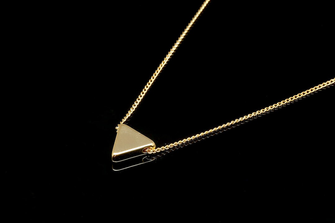 H741-4pcs-gold Plated-10mm Triangle Metal Beads-brass Triangle - Etsy ...