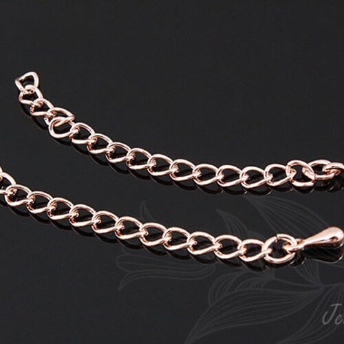 A525-5.0 BL Chain-1m-gold Plated-5mm Round Link Chain-layerd | Etsy