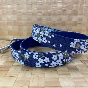 Maihime Series - Traditional Japanese Pattern Dog Leash / Color: Navy ...