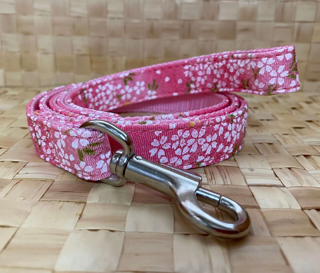 Maihime Series - Traditional Japanese Pattern Dog Leash / Color: Pink ...