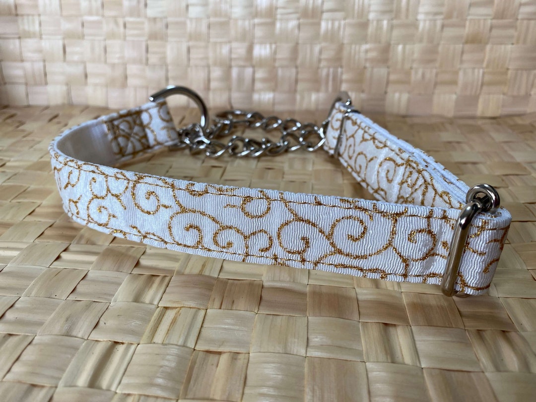 Japanese Gold Half-choke Collar|half Karakusa Dog Collar|karakusa ...