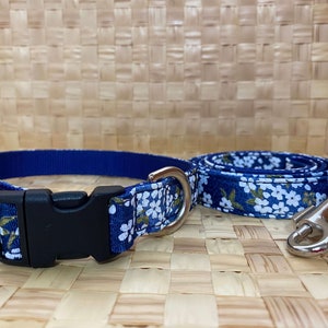 Maihime Series - Traditional Japanese Pattern Dog Leash / Color: Navy ...