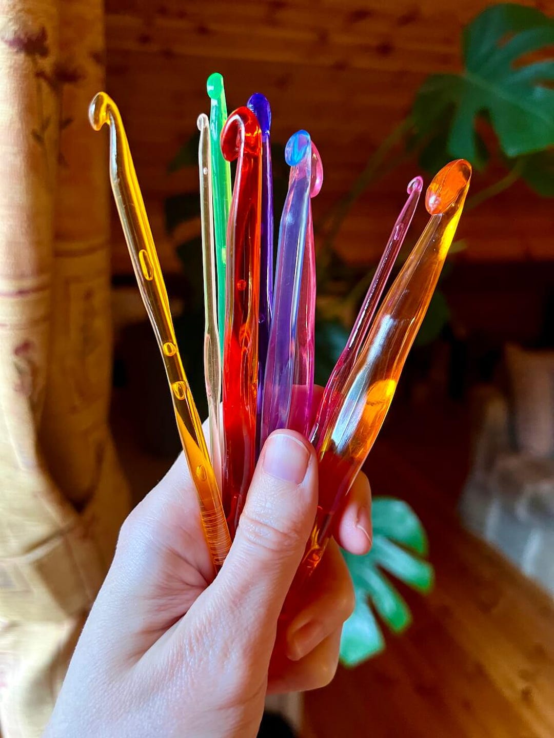 9-piece Colorful Crochet Hook Set, Sizes 3 to 12mm - Etsy