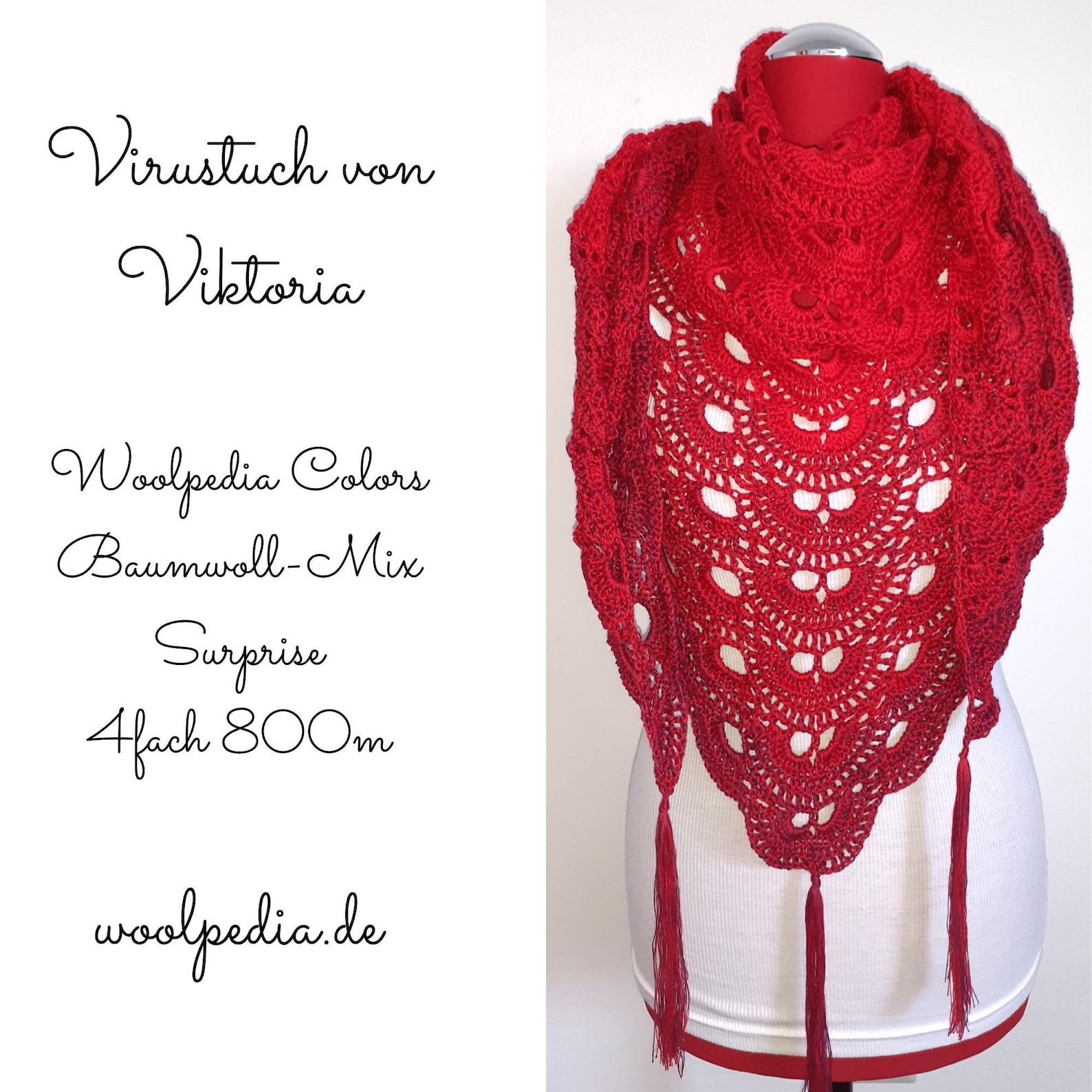 Virus Shawl Crochet Pattern PDF & Beginner Videos - Etsy