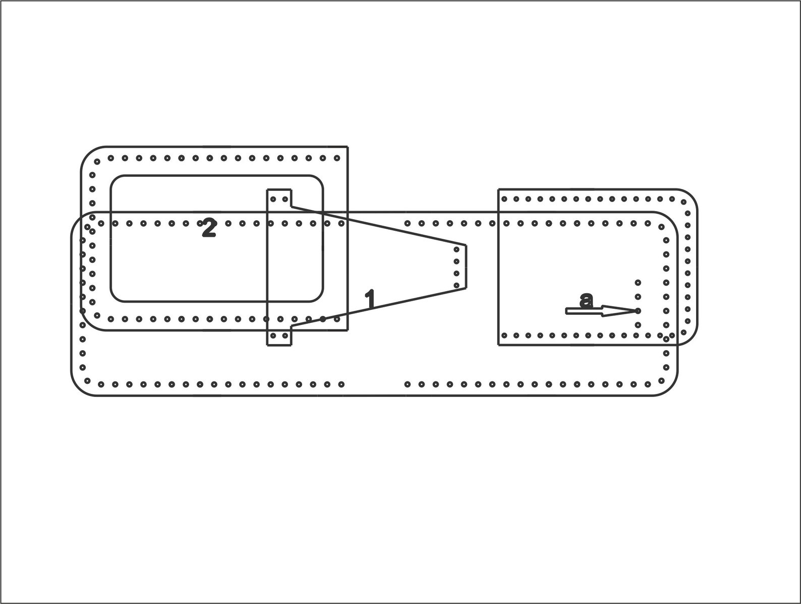 Card Wallet Template With Id Box-simple Wallet Pdf-wallet - Etsy