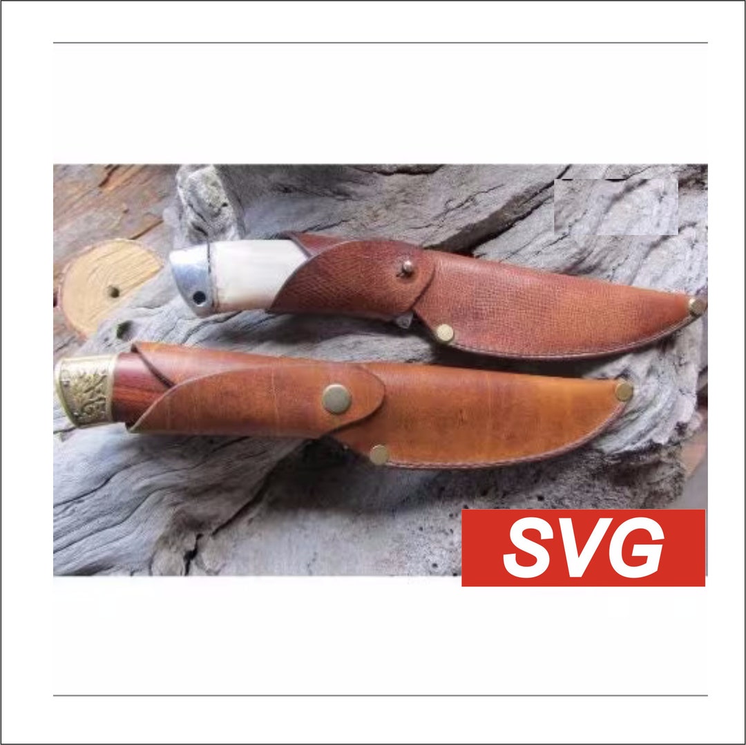 Knife Scabbard Pattern Svg / Leather Scabbard Svg/ Leather - Etsy