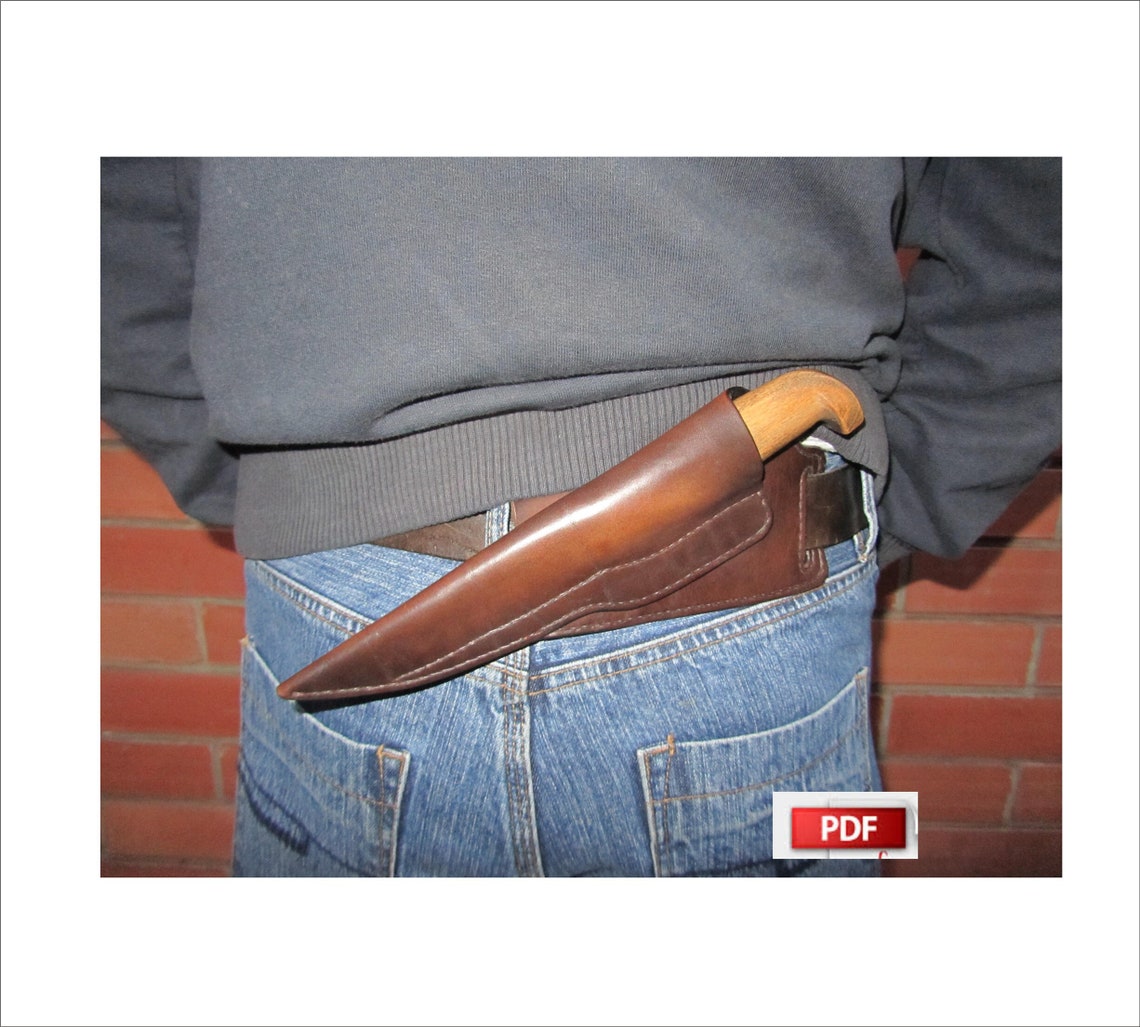 Knife Sheath Pattern leather Sheath for Belt leather Sheath - Etsy