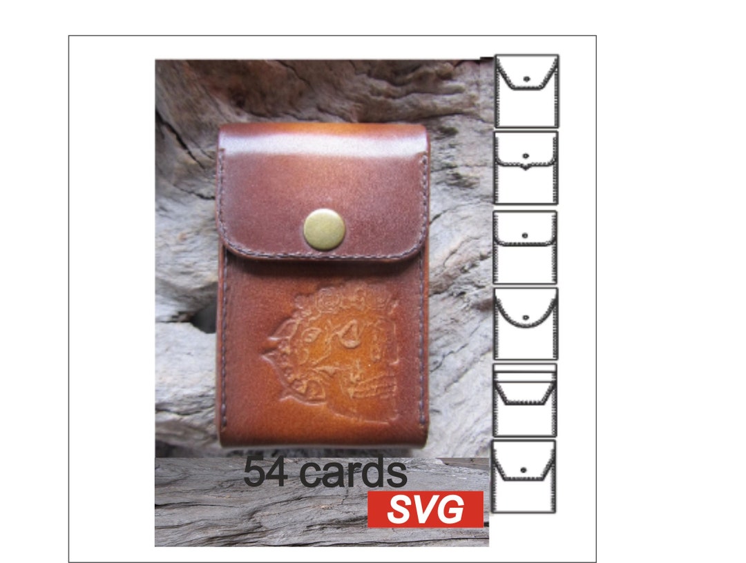 SVG Playing Card Case Pattern- Case for Poker Cards- SVG Playing Card ...