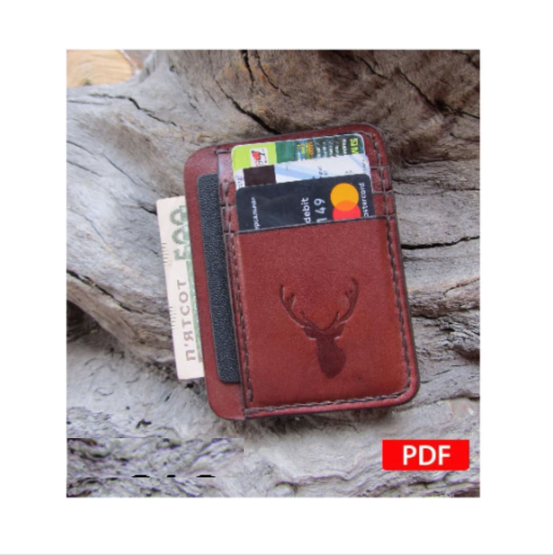 Card Holder Pattern wallet Pattern PDF leather Card Holder - Etsy