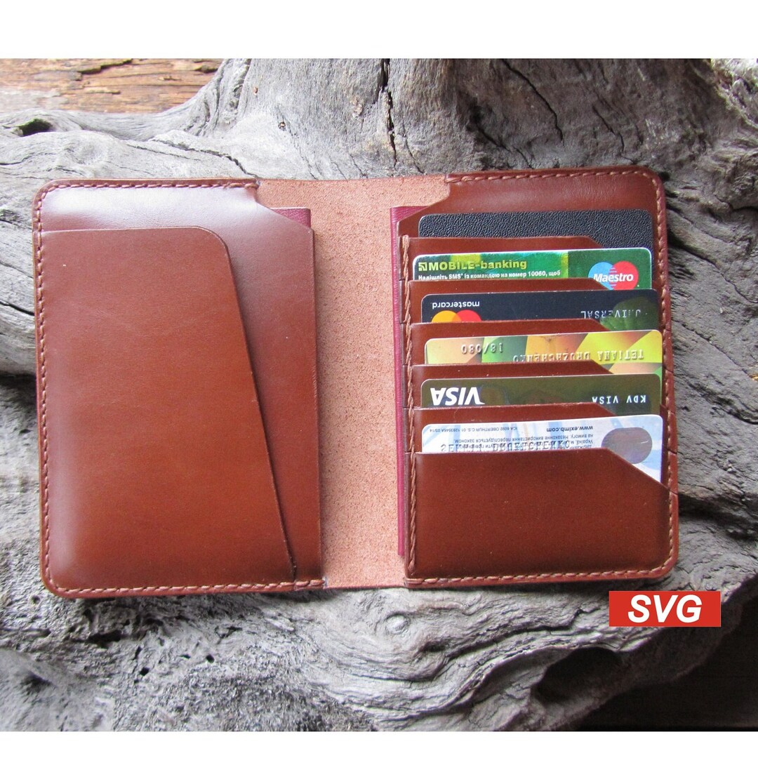 SVG Passport Cover Pattern-leather Passport Cover Svg -passport Cover ...