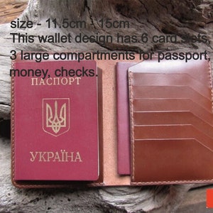 Passport Cover Pattern -family Passport Wallet Pattern - Leather ...