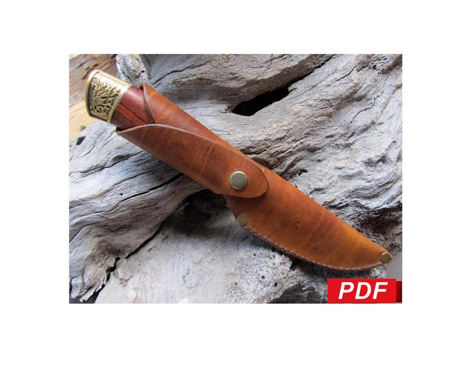 8 Versions, Sizes Knife Sheath, Knife, Knife Sheath Pdf Pattern, Knife ...