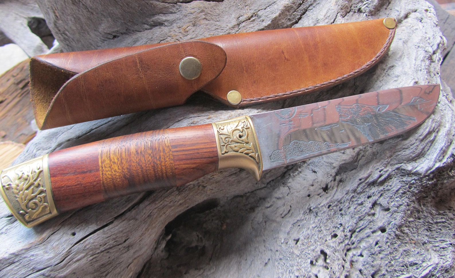 Knife Scabbard Pattern Pdf - DIY Leather Knife Sheath Template PDF ...