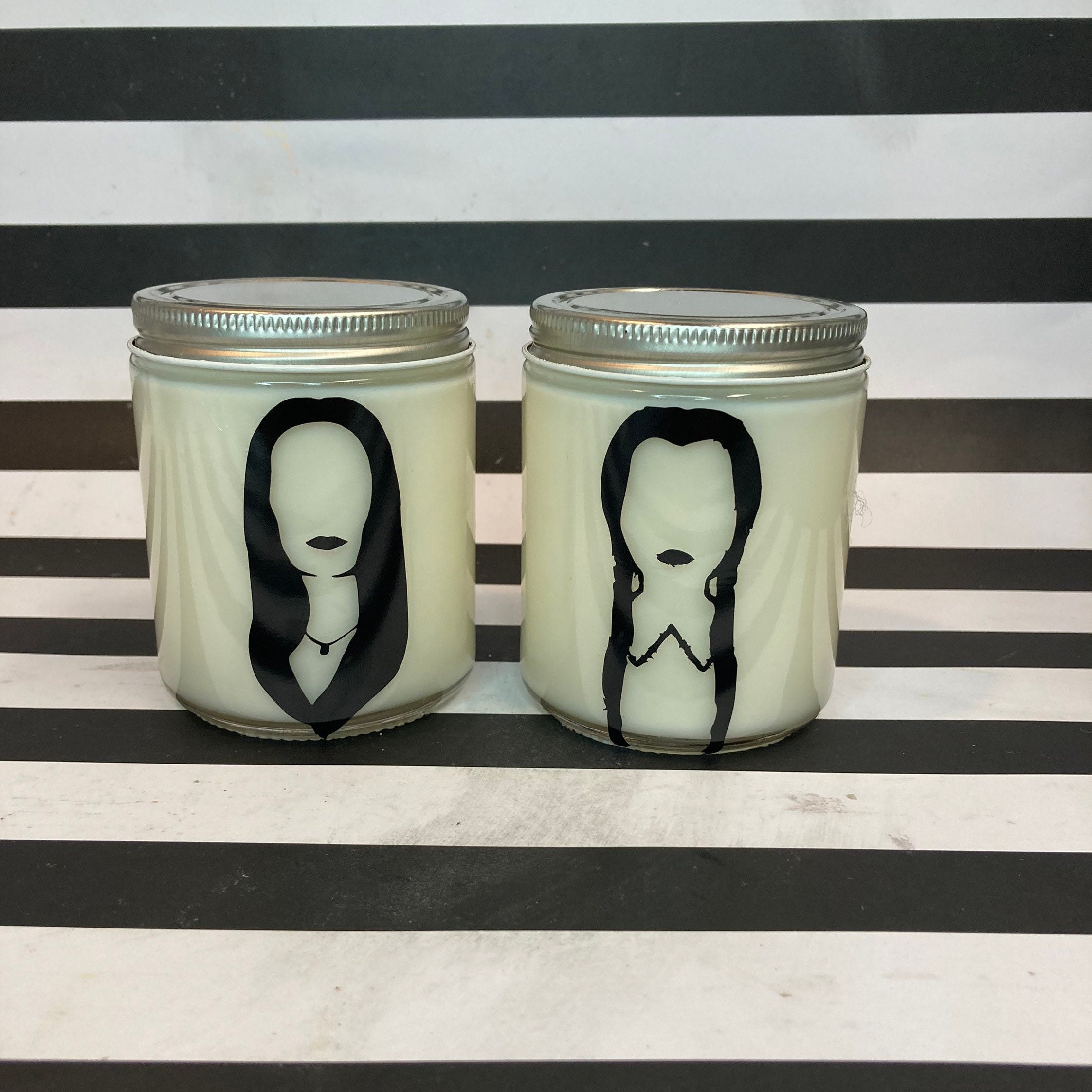 Morticia and Wednesday Addams Family 8 Oz Hand Poured Candle - Etsy