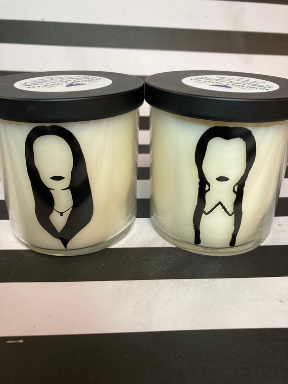 Morticia and Wednesday Addams Family 10 Oz Candle Scented in - Etsy