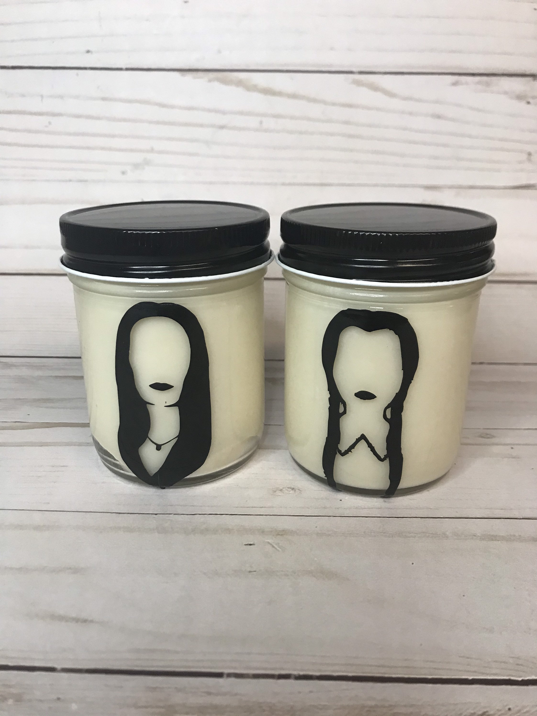 Morticia and Wednesday Addams Family 8 Oz Hand Poured Candle - Etsy