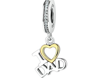 Pandora Dad Charm | Etsy