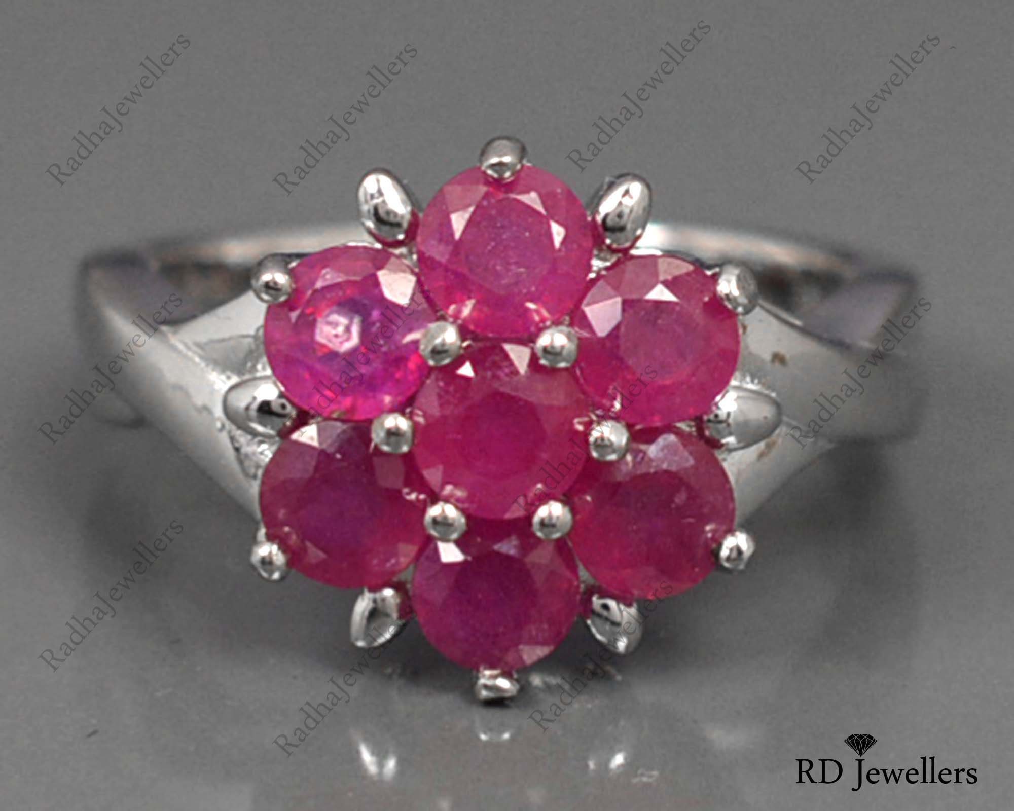 Excellent Natural Ruby Ring 925 Silver Ring Ruby Jewelry - Etsy