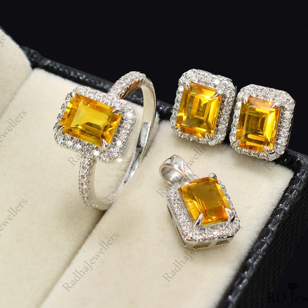 Citrine Jewelry - Etsy