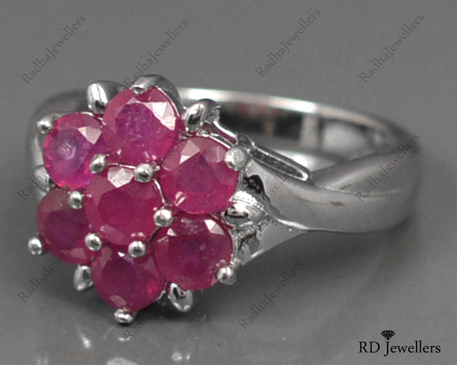 Excellent Natural Ruby Ring 925 Silver Ring Ruby Jewelry | Etsy