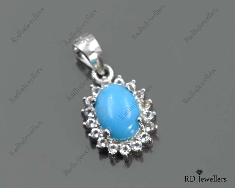 Turquoise Jewelry Set 925 Sterling Silver Natural Turquoise - Etsy