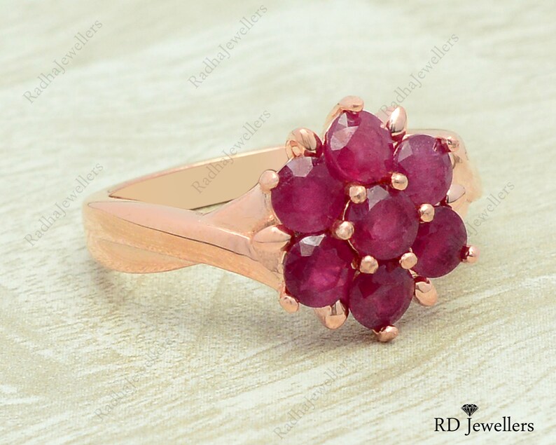 Excellent Natural Ruby Ring 925 Silver Ring Ruby Jewelry - Etsy
