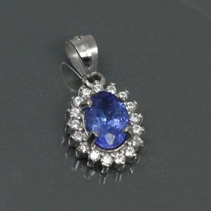 925 Silver Jewelry Set Natural Tanzanite Jewelry Set | Etsy