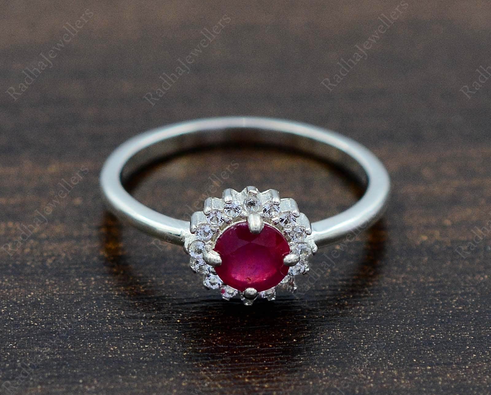 Ruby Jewelry Set for Women Natural Ruby Set 925 Sterling - Etsy