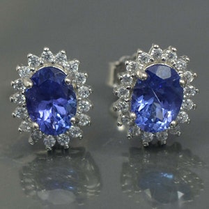 925 Silver Jewelry Set Natural Tanzanite Jewelry Set | Etsy