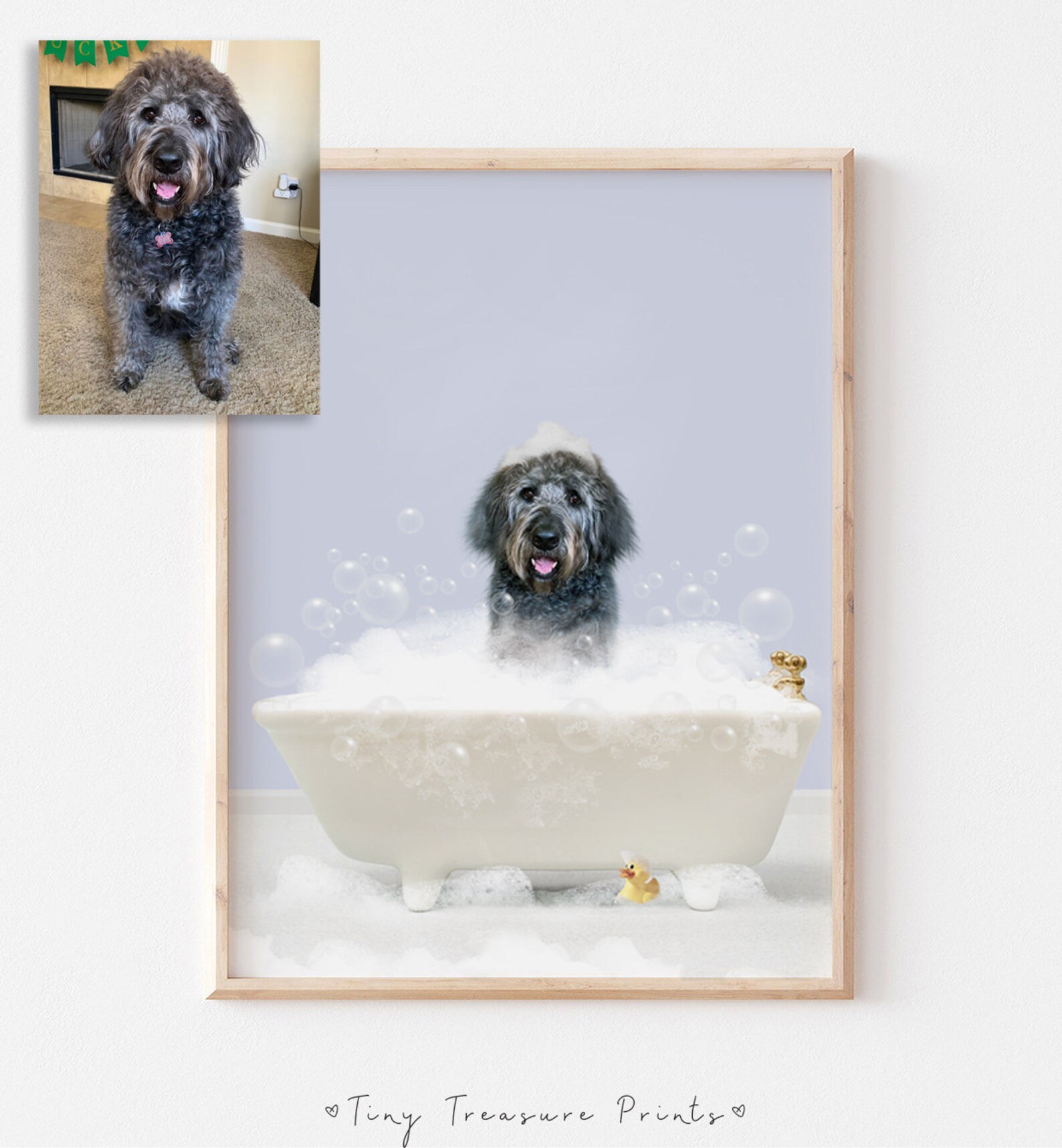 Custom Pet Portraits Set of 3 Funny Dog or Cat Portrait Pet | Etsy Canada