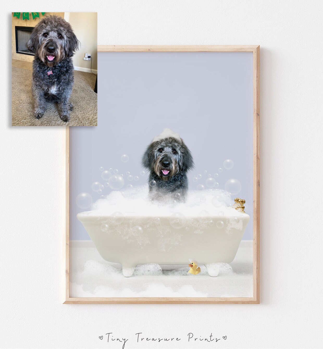 Custom Pet Portraits Set of 3 Funny Dog or Cat Portrait Pet | Etsy Canada