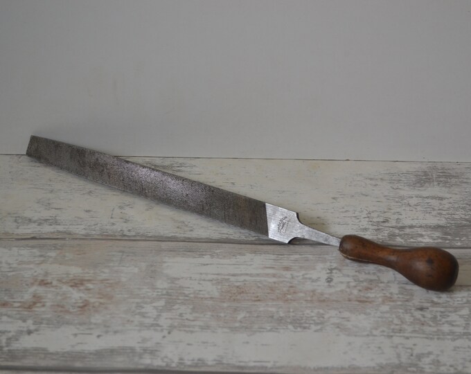 Vintage Nicholson Holland Flat 2nd Cut File 25mm X 250mm Blade With ...