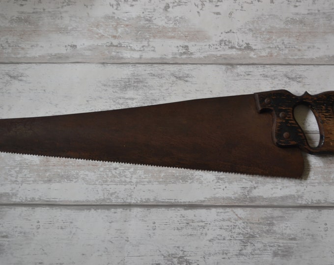 Vintage Wooden Panel Hand Saw Handle - Etsy UK