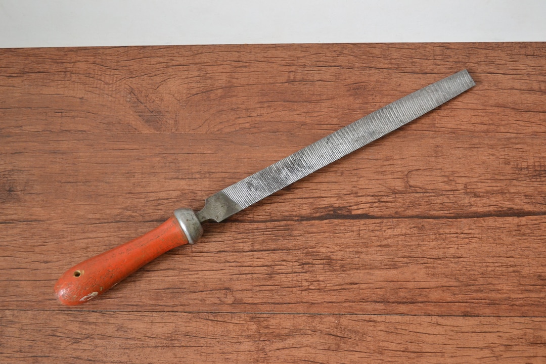 Vintage PS Stubs England Half Round File - 25cm Blade With Python Size ...